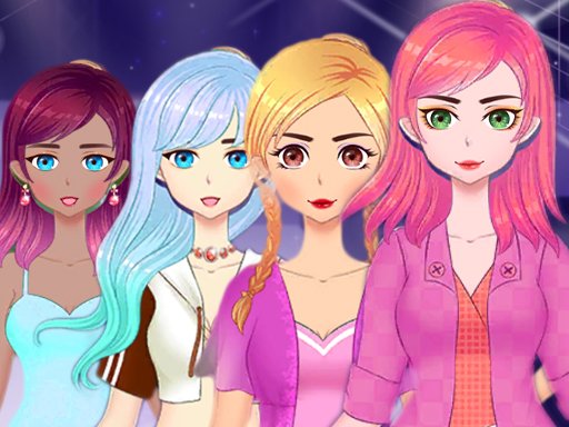 anime girls dress up and makeup game Online - Play Free Game Online on ...