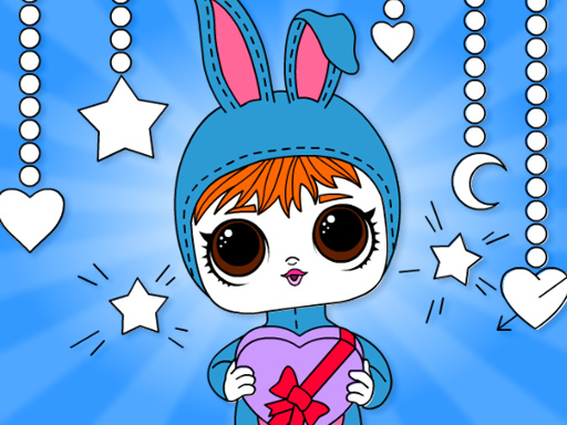 Popsy Surprise Valentines Day Coloring Online - Play Free Game Online ...